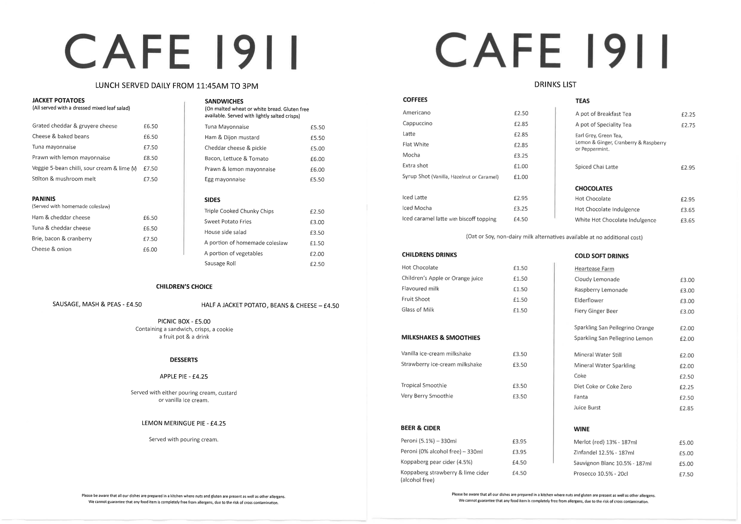 Cafe 1911